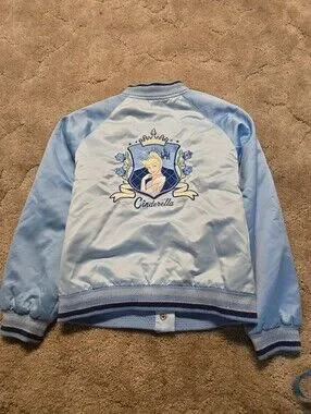 Disney | Jackets & Coats | Disneystore Cinderilla Light Blue Satin ...